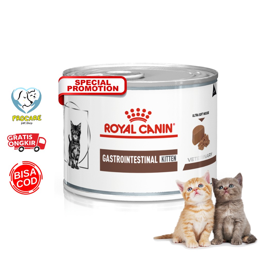 Royal Canin Gastro Intestinal KITTEN 195g Especially for kittens with ...