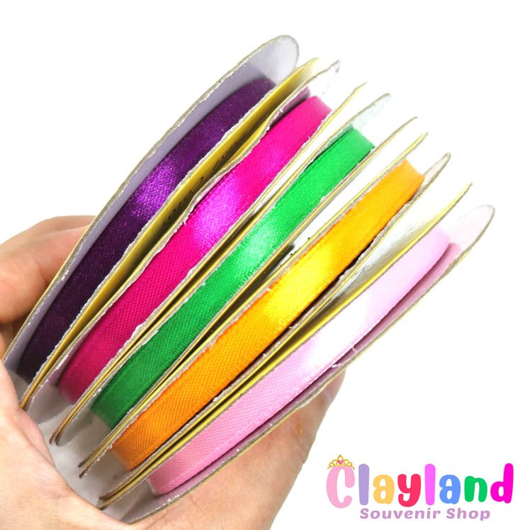 Plain Polyester Satin Ribbon 1/4 No Lining gift wrapping packaging ...