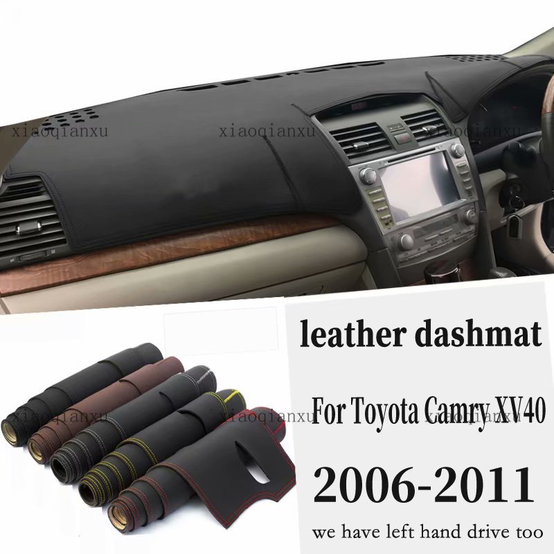 For Toyota Camry XV40 2006 2007 2008 2009 2010 2011 Leather Dashmat Dashboard Cover Pad Dash Mat Carpet Car Styling Accessories Shopee Philippines