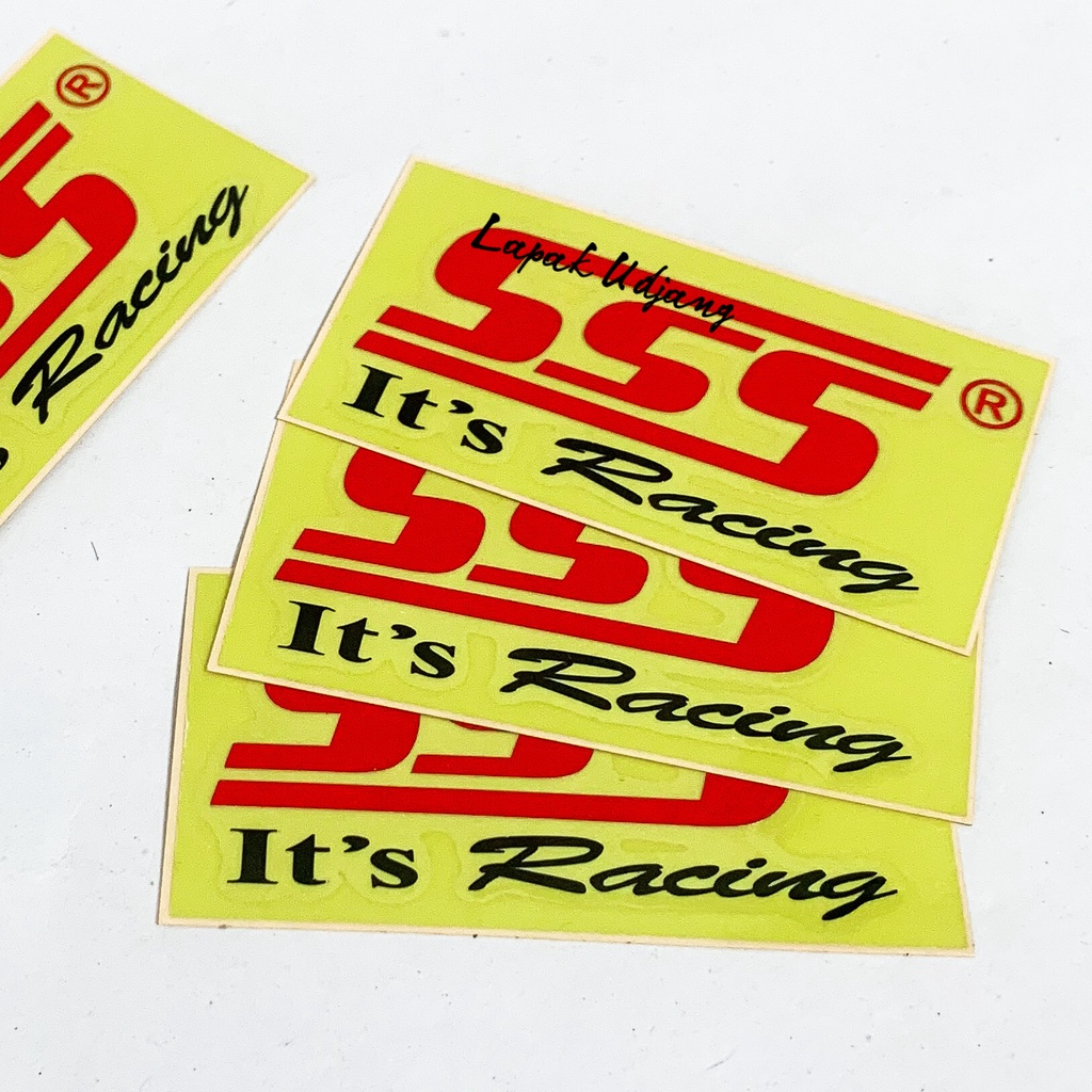Sss IT'S RACING CUTTING STICKER LOGO STICKER | Shopee Philippines
