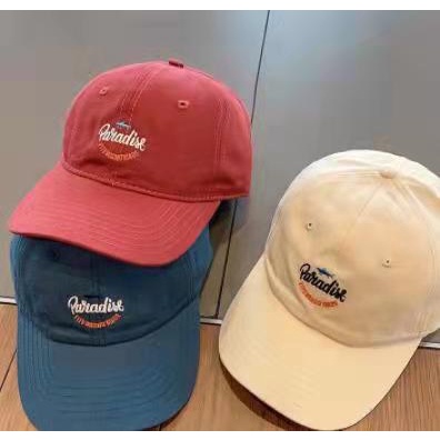 BGC Korean cap baseball cap unisex men's Fashion Paradise cotton summer ...