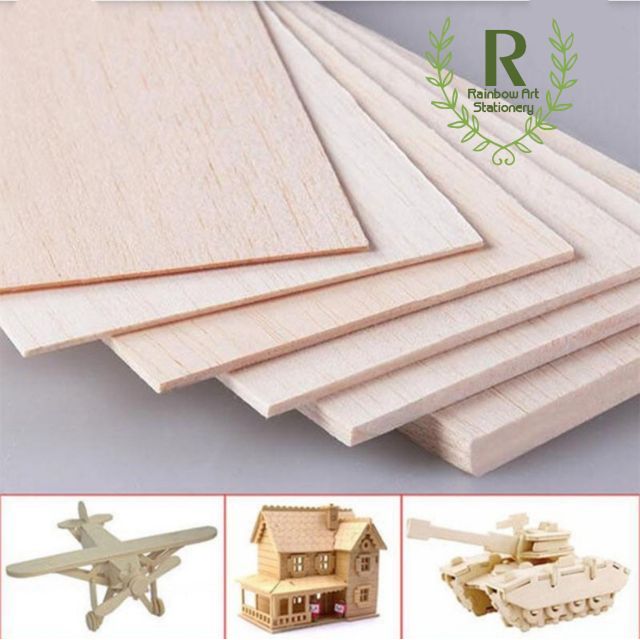 Balsa Wood Sheet 100mm x 1000mm 1pc | Shopee Philippines