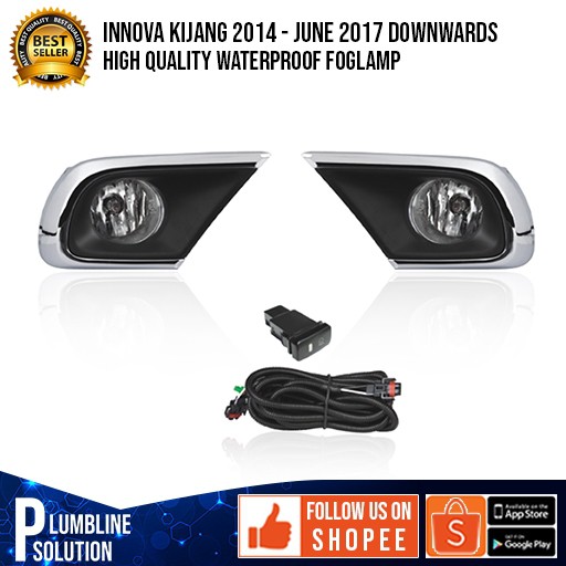 Toyota Innova Kijang 2014 - July 2016 Fog Light / Foglight or Foglamp ...