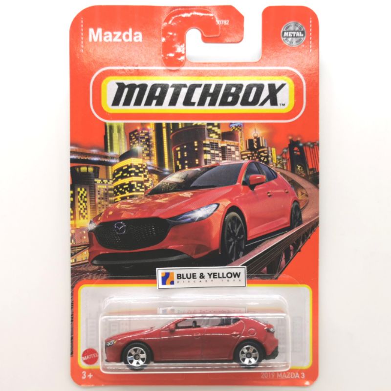 Matchbox MBX Mazda 3 Hatchback Diecast Scale Model Toy Car | Shopee ...