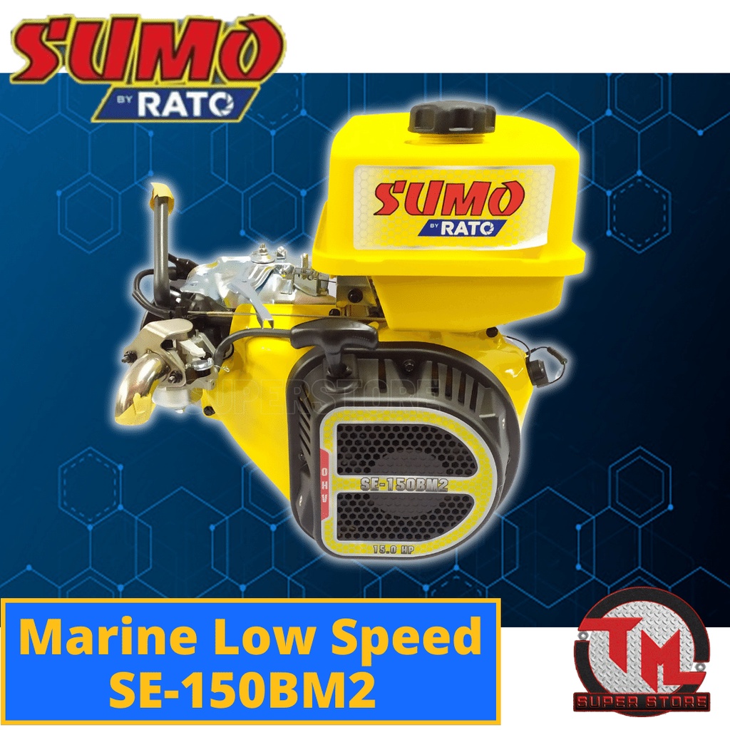 SUMO RATO Gasoline Marine Low Speed 15hp SE-150BM2 • Tm ss | Shopee ...