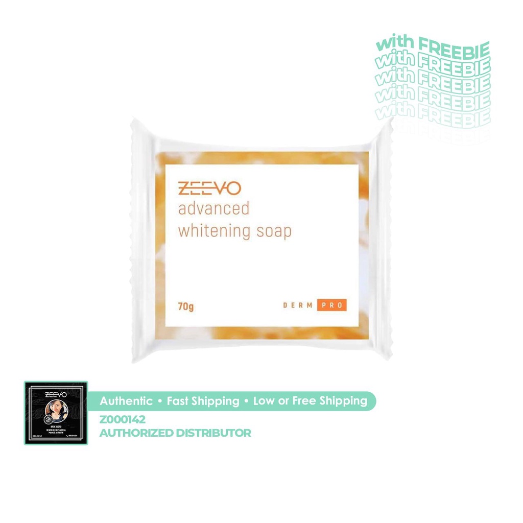 AOS Zeevo Advanced Whitening Soap (70g) | 10x whitening for face & body ...