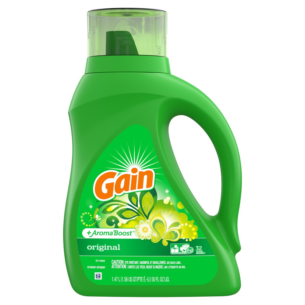Gain Liquid Detergent Original 32 load 50oz | Shopee Philippines