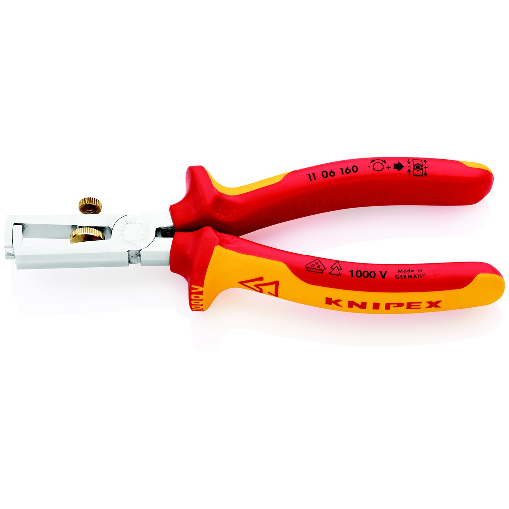 KNIPEX Insulation Strippers VDE 160 mm Wire Stripper 160 mm. Model ...