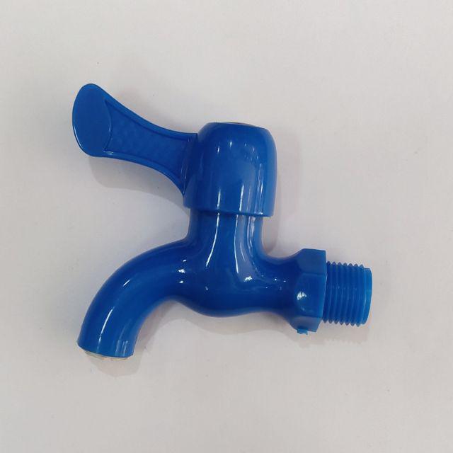PVC plastic sink faucet blue, white 1/2 | Shopee Philippines
