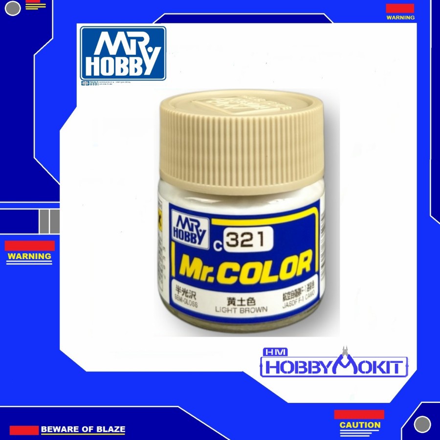 C321 LIGHT BROWN - MR HOBBY GSI CREOS - MR COLOR | Shopee Philippines