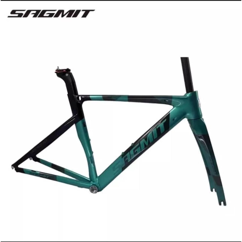 FRAME SET 700C W/CARBON FORK SAGMIT VENENO W/ S.POST DISC BRAKES OR RIM ...