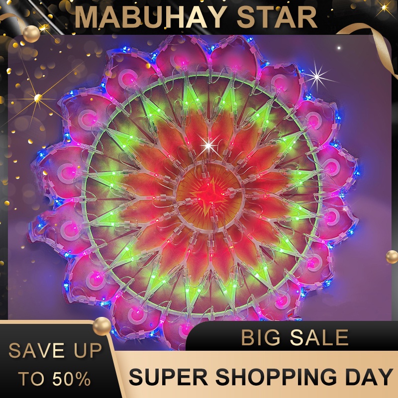 COD MABUHAY STAR 120L/42CM LED SUNFLOWER STAND/DECORATIVE LIGHT/OUTDOOR ...