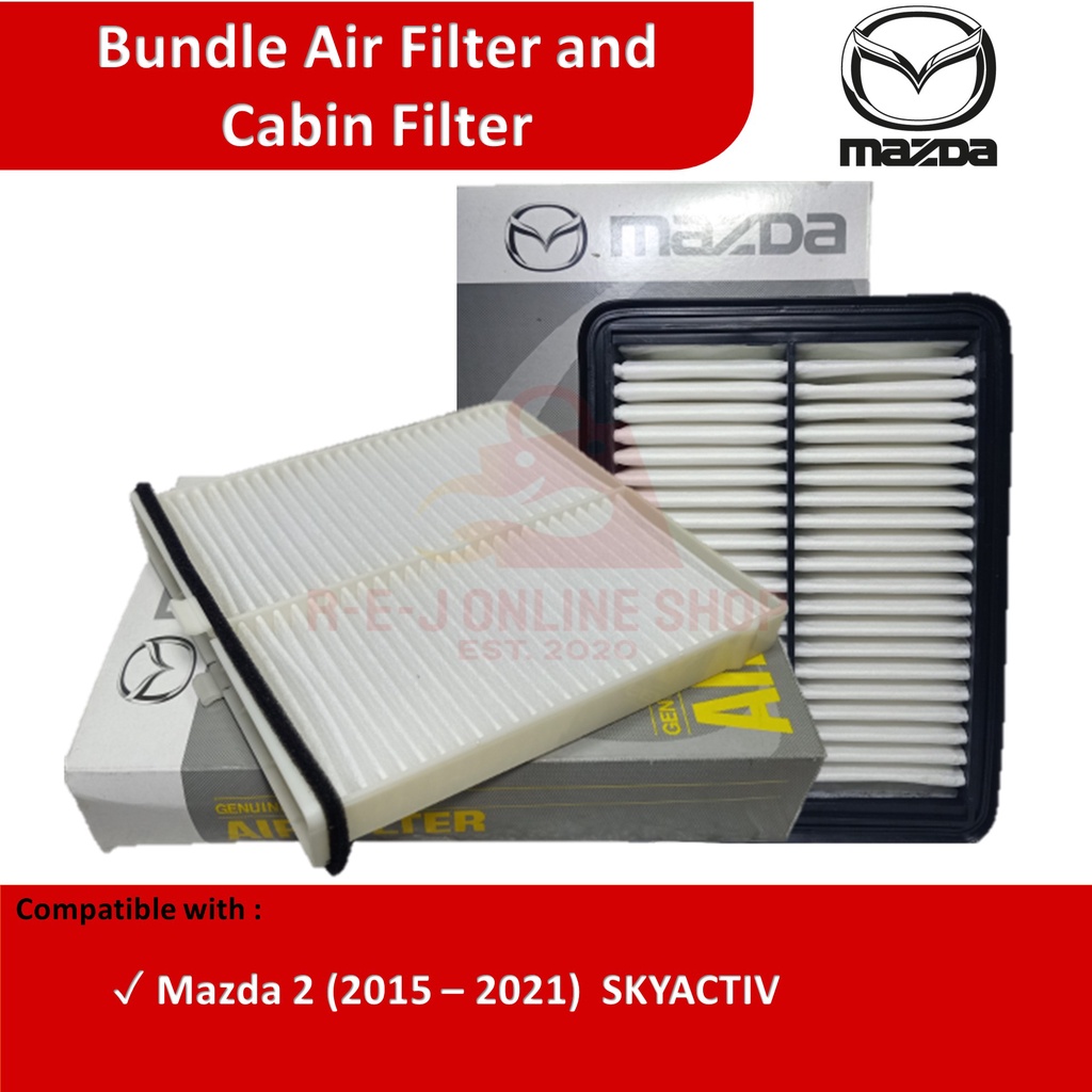 Bundle Air Filter and Cabin Filter for Mazda 2 (2015 ~ 2021) - SKYACTIV ...