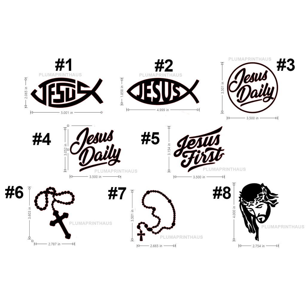 Jesus Motorcycle Decal Sticker | Shopee Philippines