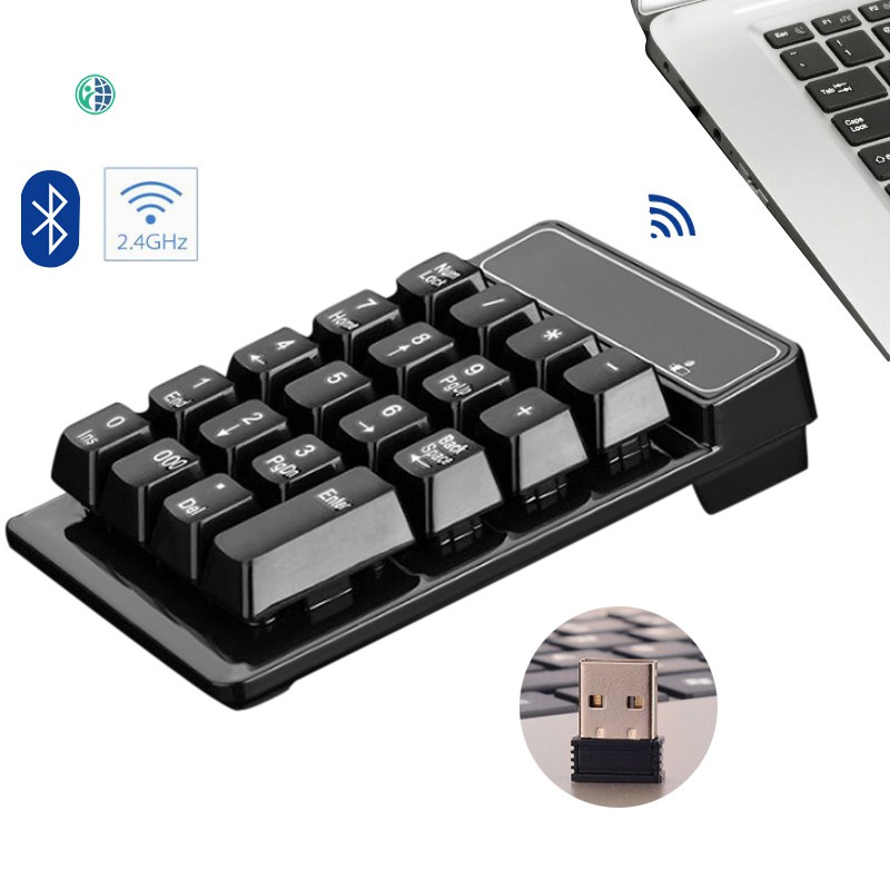 Ready Stock 2.4GHz Mini USB Wireless Numeric Keypad 19 Keys Number Pad ...