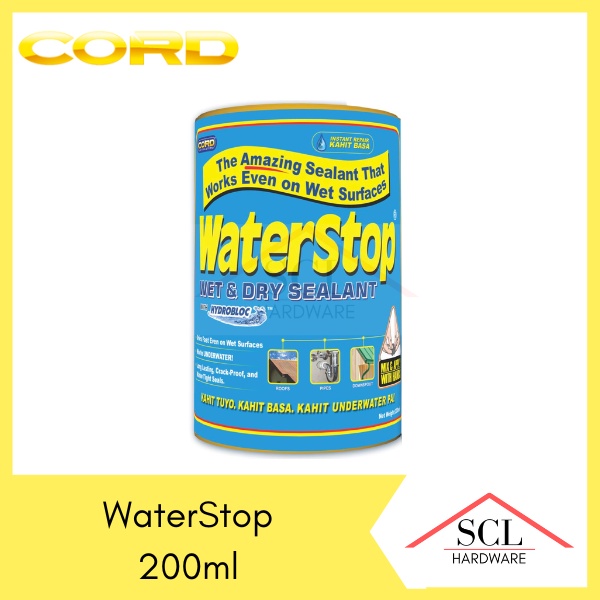 CORD Water Stop Wet & Dry Sealant 60ml / 200ml | Shopee Philippines