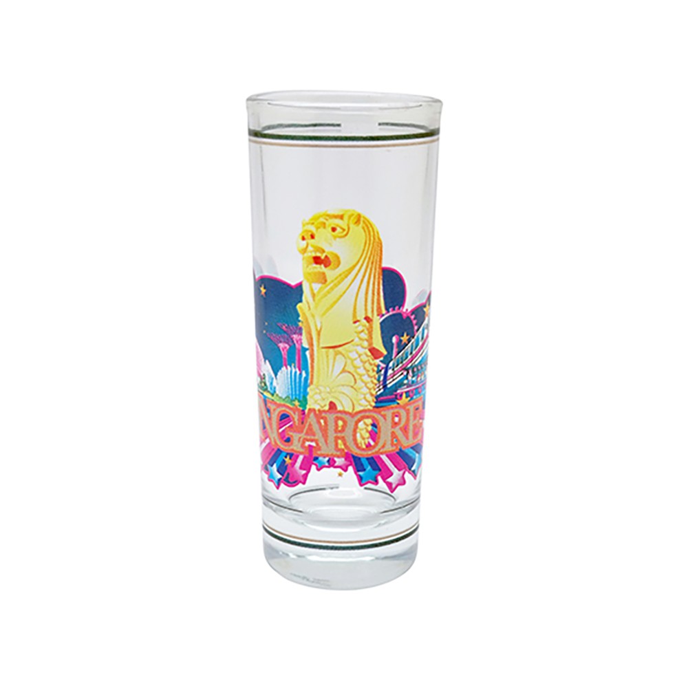 Clear Shooter Glass - SG Gold Merlion (Single) | Shopee Philippines