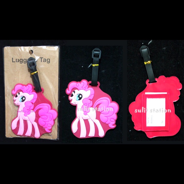 MLP MY LITTLE PONY PINK PINKIE PIE UNICORN TRAVEL LUGGAGE BAGGAGE NAME ...