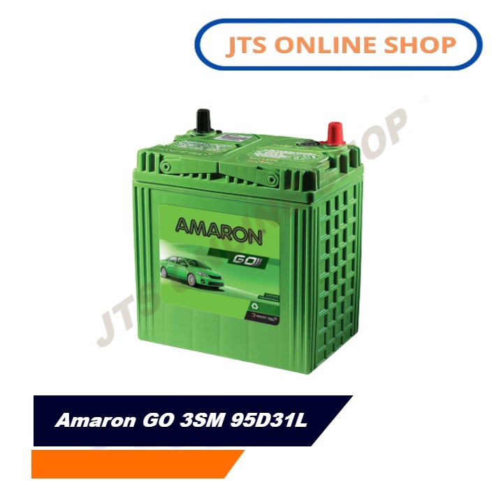 Amaron GO NS40 38B20L/ NS60 46B24L/ 2SM 75D26L/ 3SM 95D31L | Shopee ...