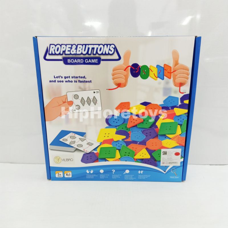 TOMBOL Board game Button Strap / rope &buttons | Shopee Philippines