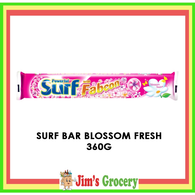JIMS SURF LAUNDRY BAR BLOSSOM FRESH 360G (1PC) | Shopee Philippines