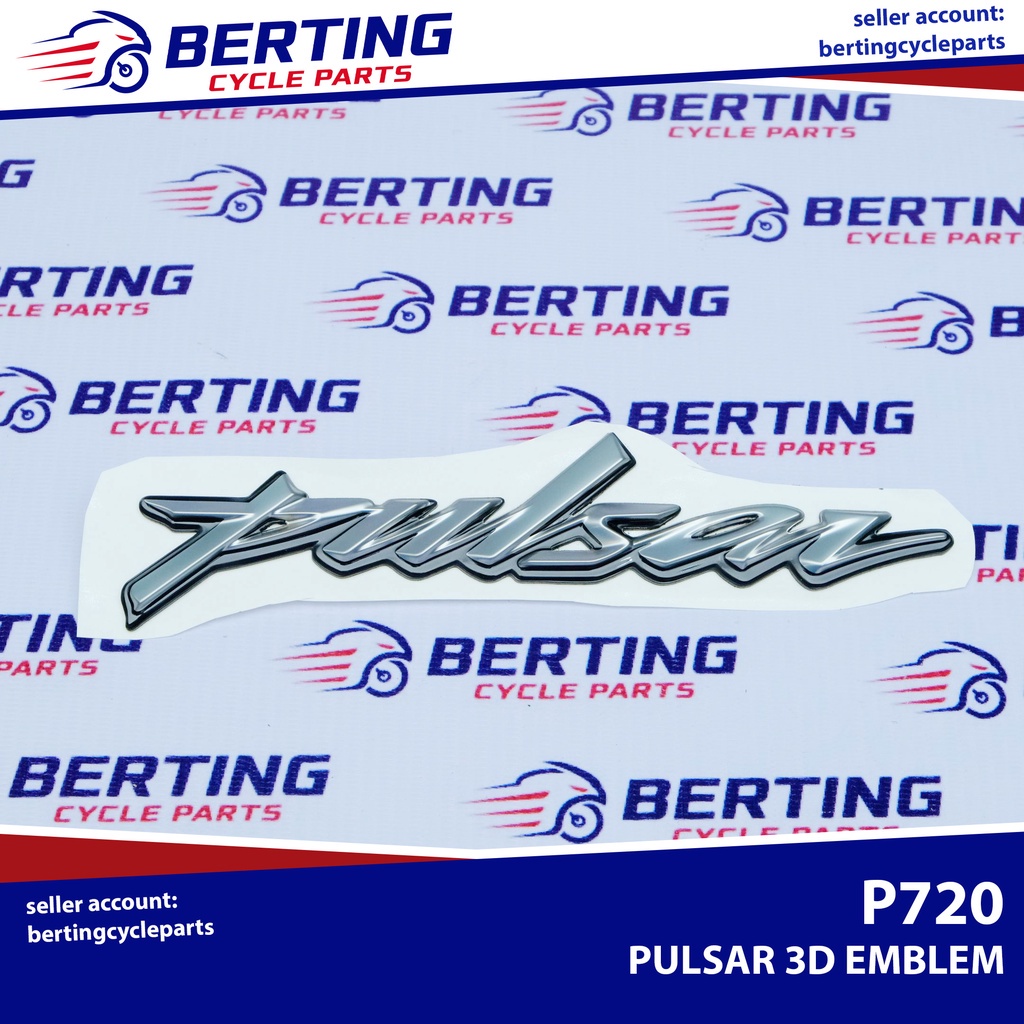 1PC PULSAR 3D DECAL EMBLEM Genuine | Shopee Philippines