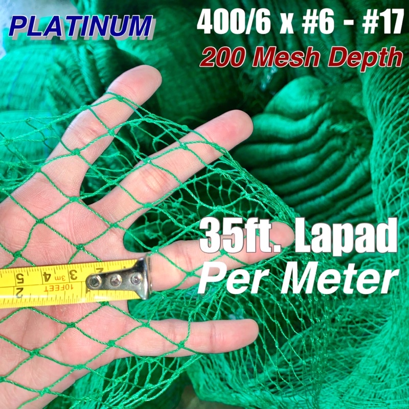 35ft Height | Polynet 400/6 x 200MD Range | MEGA Toray | Fishpond ...