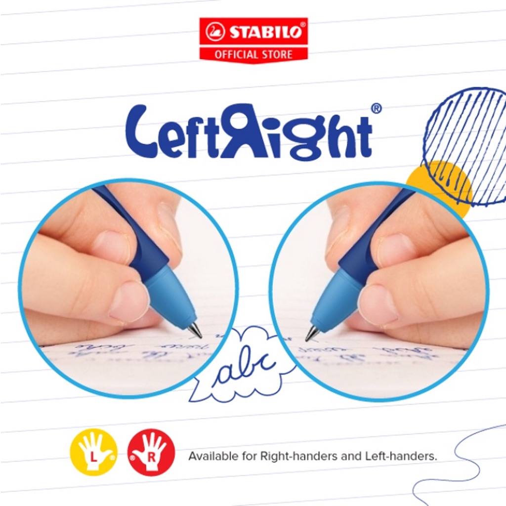 STABILO LeftRight Pen for Left Handed Right Handed Writing Mechanical ...