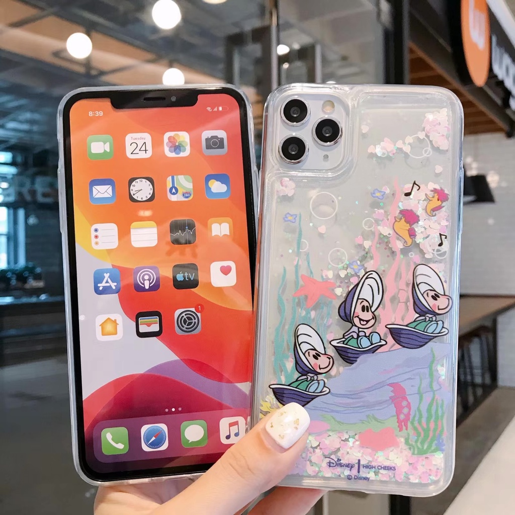 iPhone 16 Pro Max 11 12 14 15 Plus 13 X Cartoon Bear Conch Shell ...