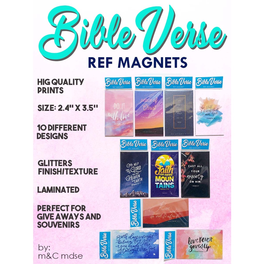 Ref Magnet Bible Verse,Fridge Magnets Insipirational Quotes Ref Magnet ...