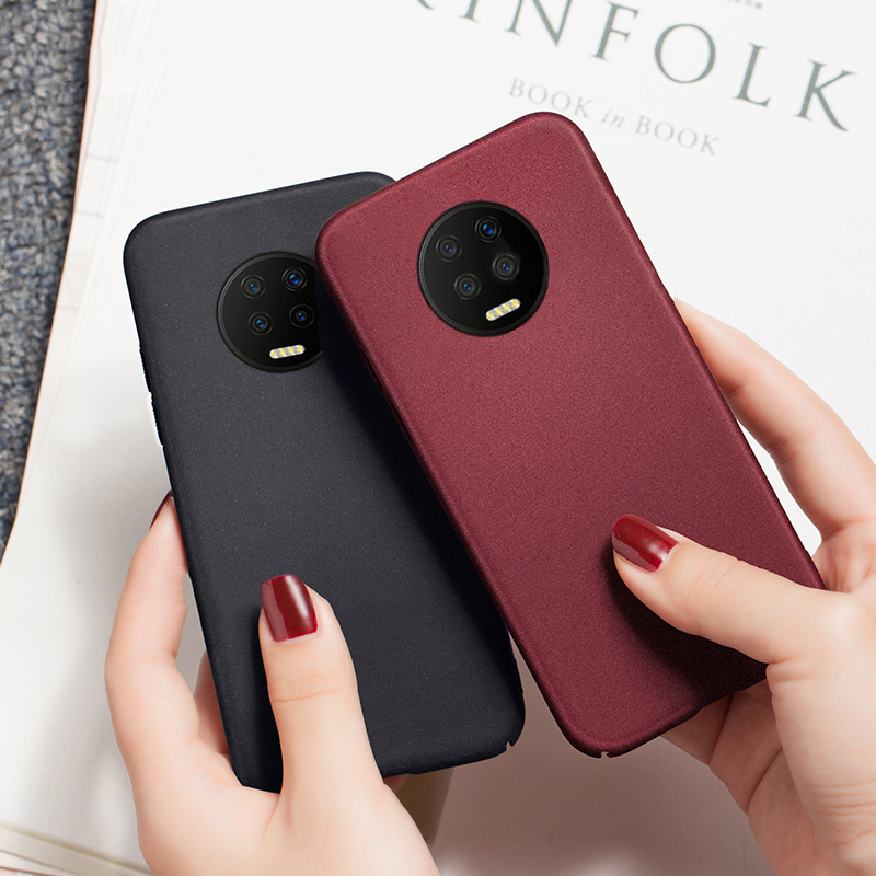 Infinix Hot 8 10 9 Play Note 8 8i 7 Anti Fingerprint Case Sandstone ...