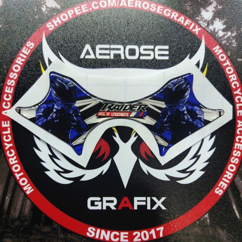 RAIDER R150 TPOST COVER STICKER DECALS EMBOSSED | Shopee Philippines