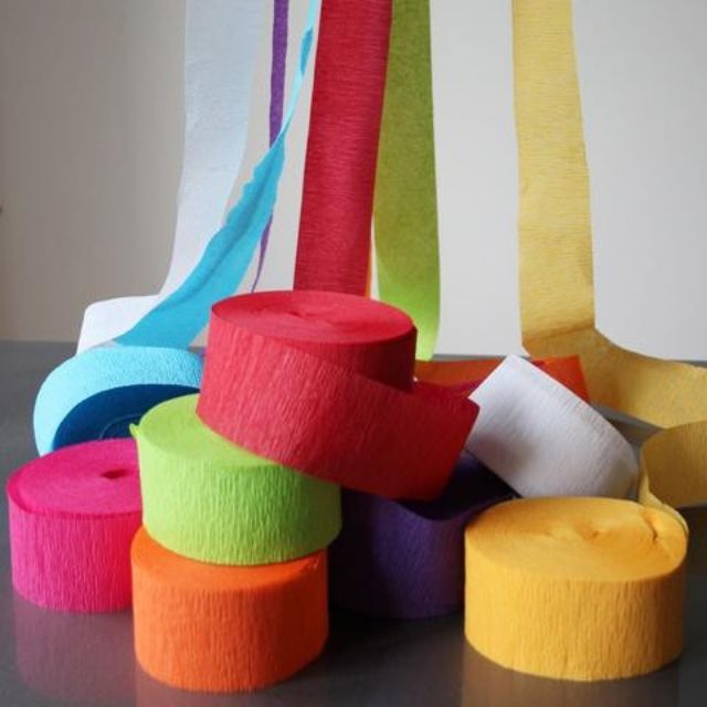 (12roll/pack)crepe paper (paper curtain garland)Party Decoration ...