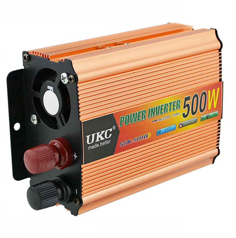 500W Solar Car Power Inverter Modified Sine Wave 220V Ac Socket And Usb ...