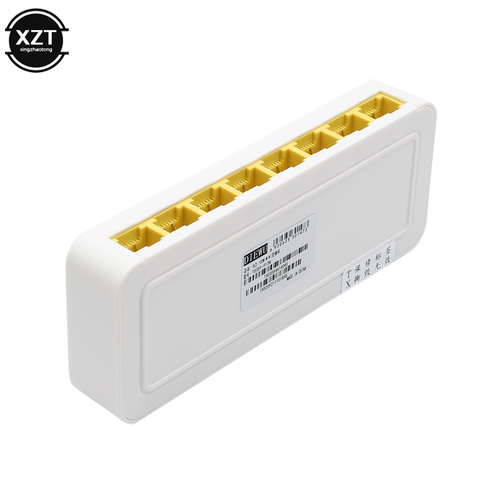 8-port 100M switch unmanaged iron shell switch plug-and-play continuous ...