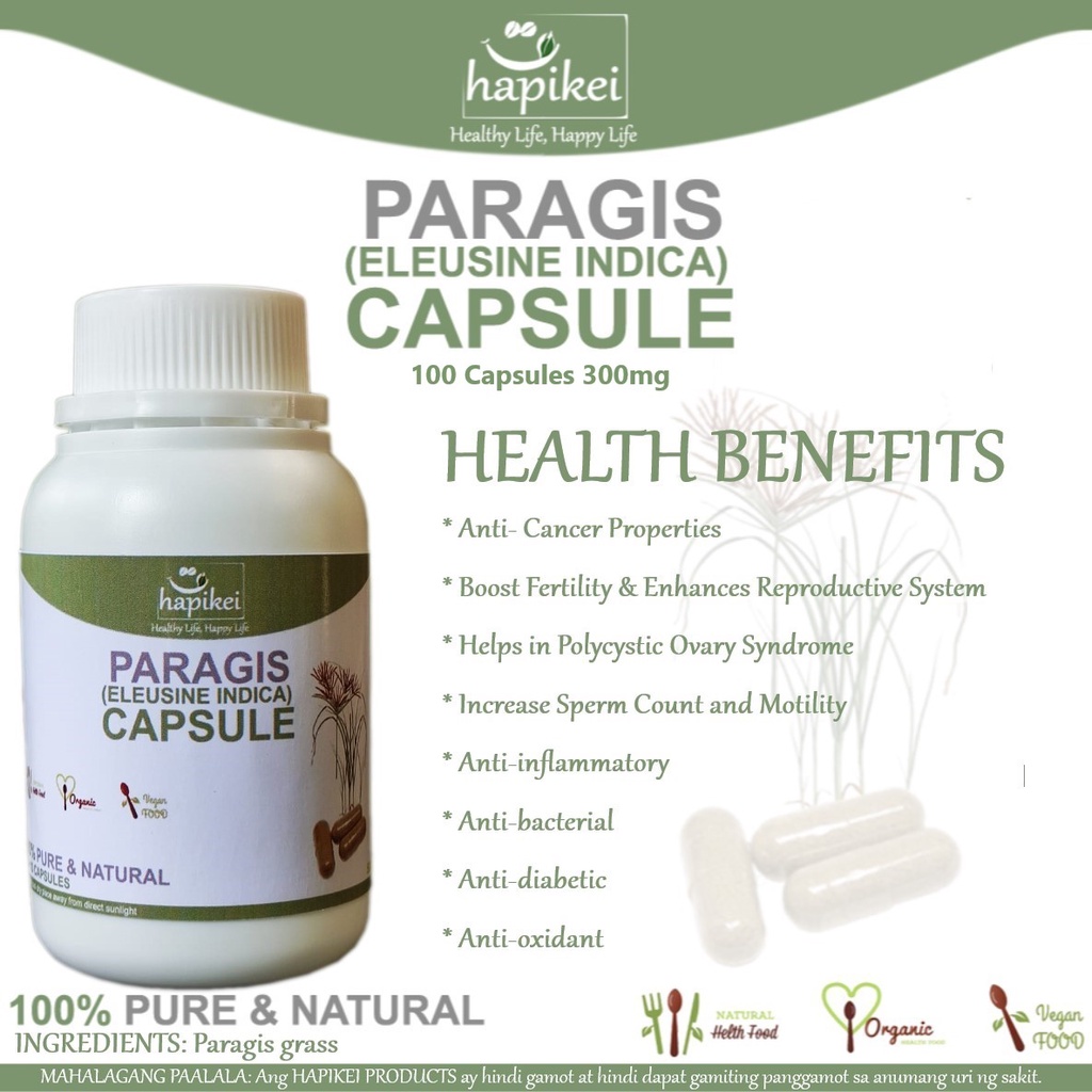 HAPIKEI PARAGIS CAPSULES 100 Capsules | Shopee Philippines