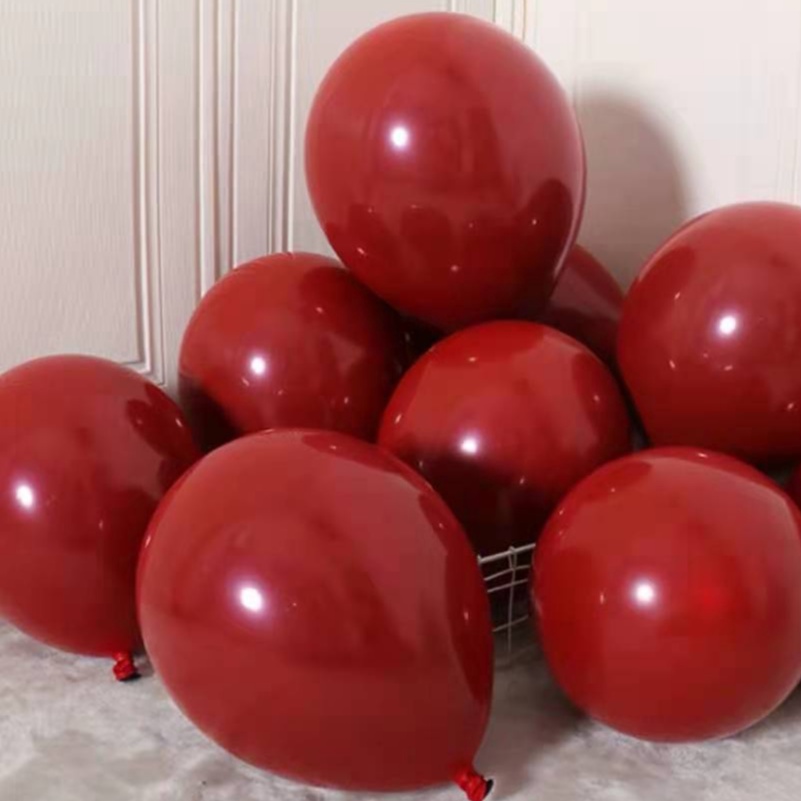 Pomegranate red balloon set thickened double-layer balloon birthday ...