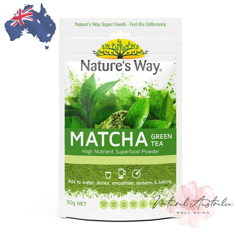 Nature's Way Superfoods Matcha Green Tea Organic Powder 50g EXPIRED ...