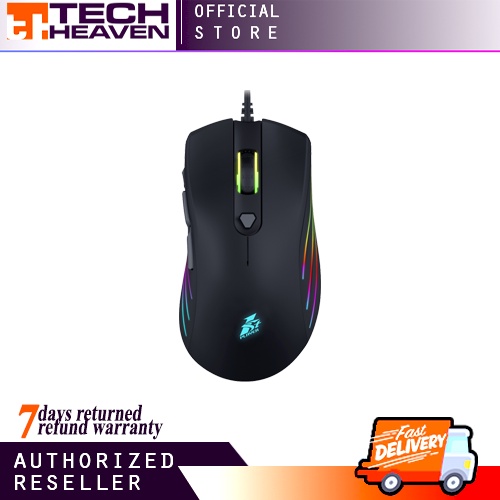 1STPLAYER DEATH KNIGHT DK3.0 E-SPORTS 6400DPI RGB GAMING MOUSE USB ...