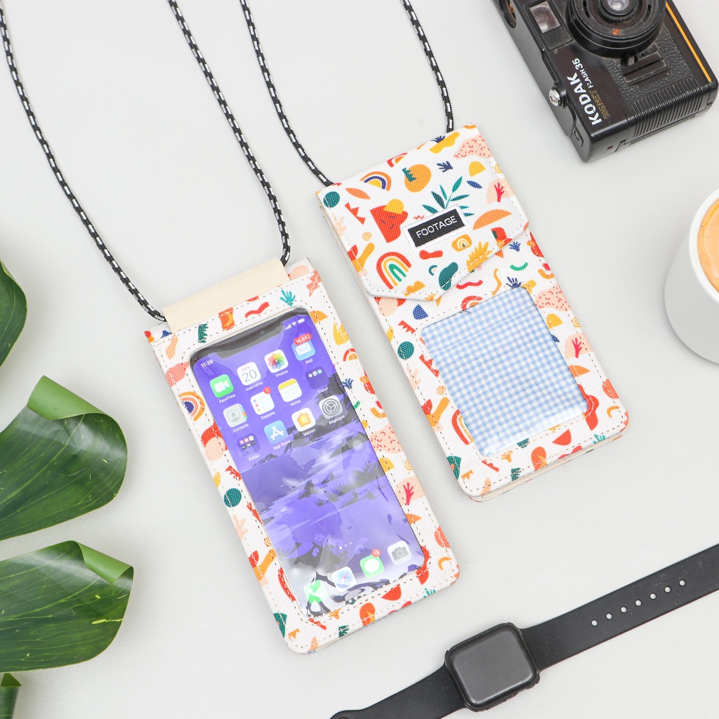 Wallet HP ID Card Holder Hanging Phone Wallet Necklace Hanging Neck ...