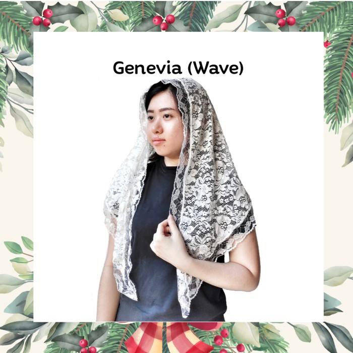 Hako | Mantilla Mantila Veil Catholic Mass Veil Genevia (Wave) | Shopee ...