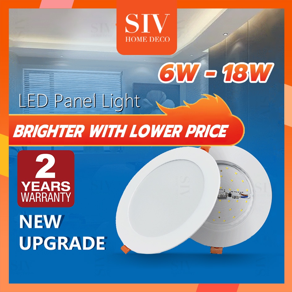 Siv 6W 9W 12W 18W 24W Led Pin Light Panel Downlight Recessed Down ...