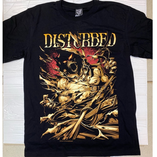 Rock Band Disturbed Black Shirt | Shopee Philippines