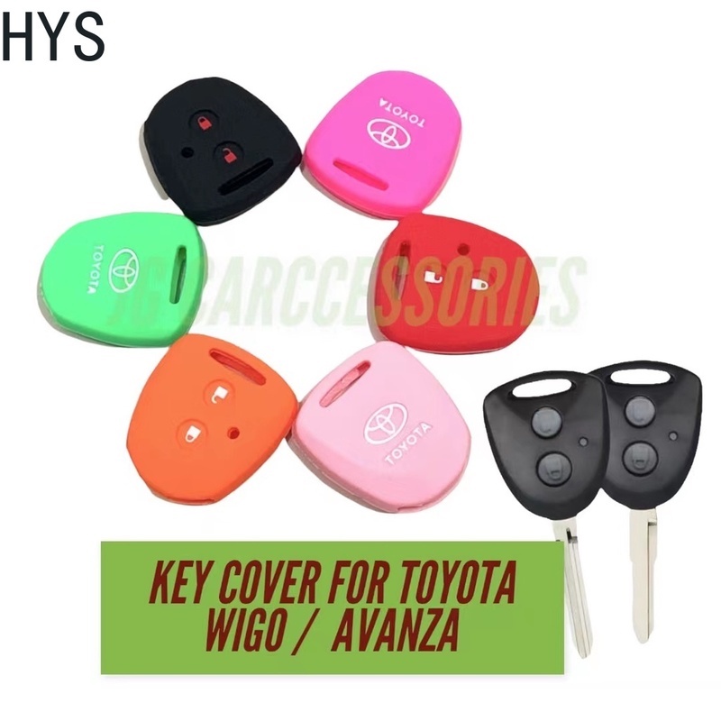 HYS Toyota Avanza Wigo Raize E Variant Silicone Car Key Cover | Shopee ...
