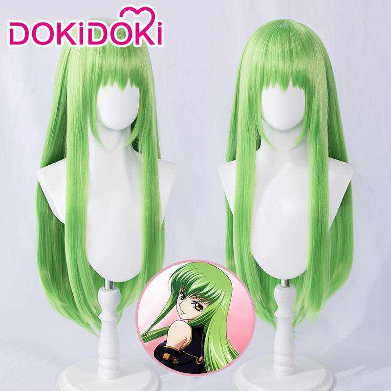 DOKIDOKI Code Geass COS C.C cosplay wig green long hair | Shopee ...
