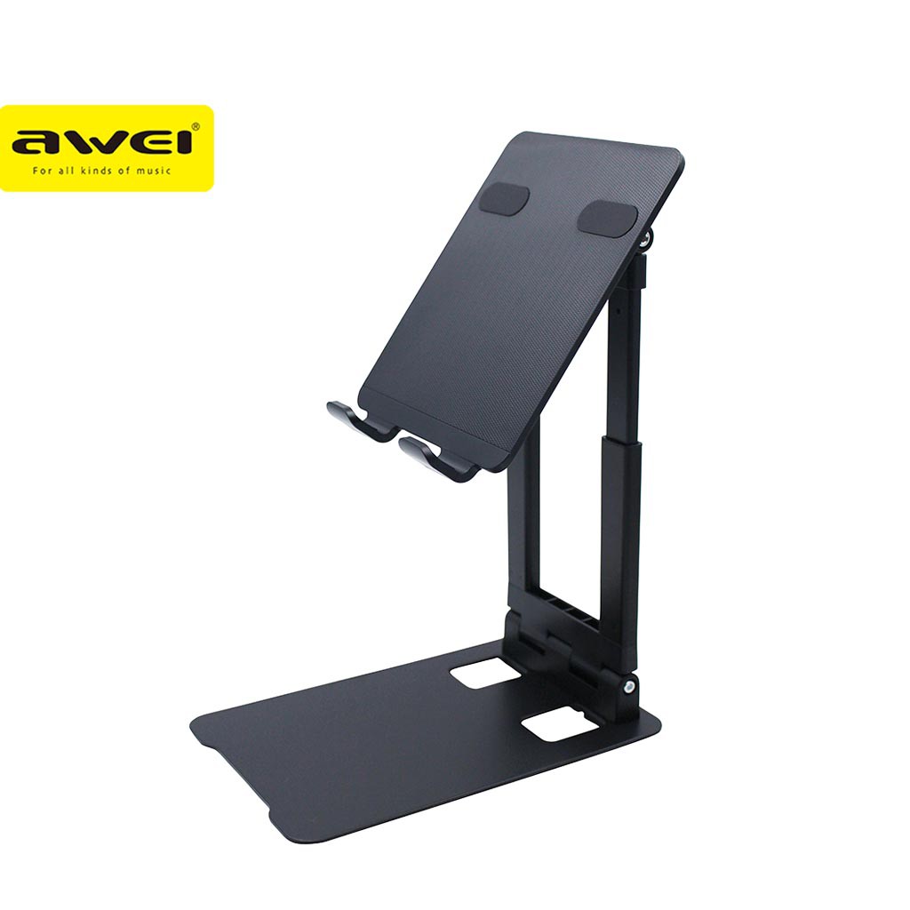 Awei X23 Adjustable Tablet Desk Holder Mobile Phone Foldable Desktop ...