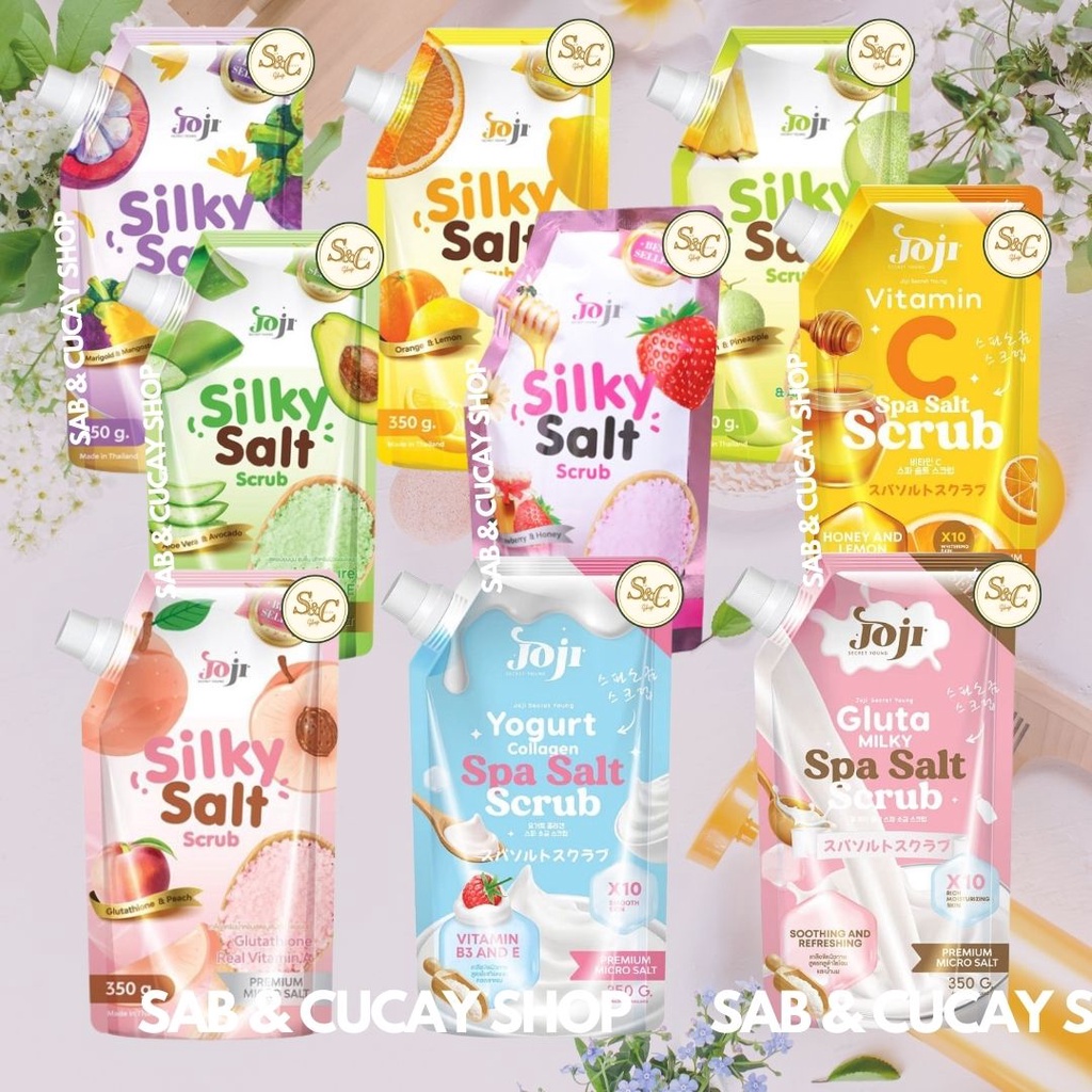 Joji Secret Young Spa Salt Scrub Whitening Collagen Skin Renewing ...