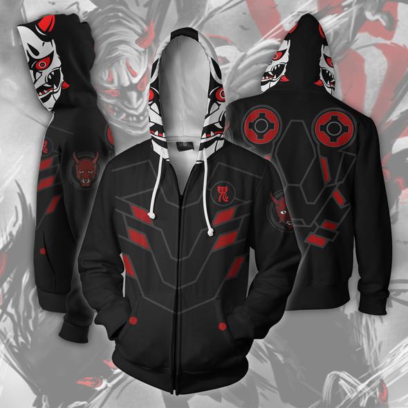 Overwatch Genji Zipper Hoodie 3D print Jacket Unisex Outerwear sweater ...