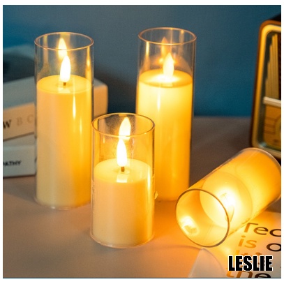 LED Flameless Flickering Candle Lights Battery Powered Electronic ...