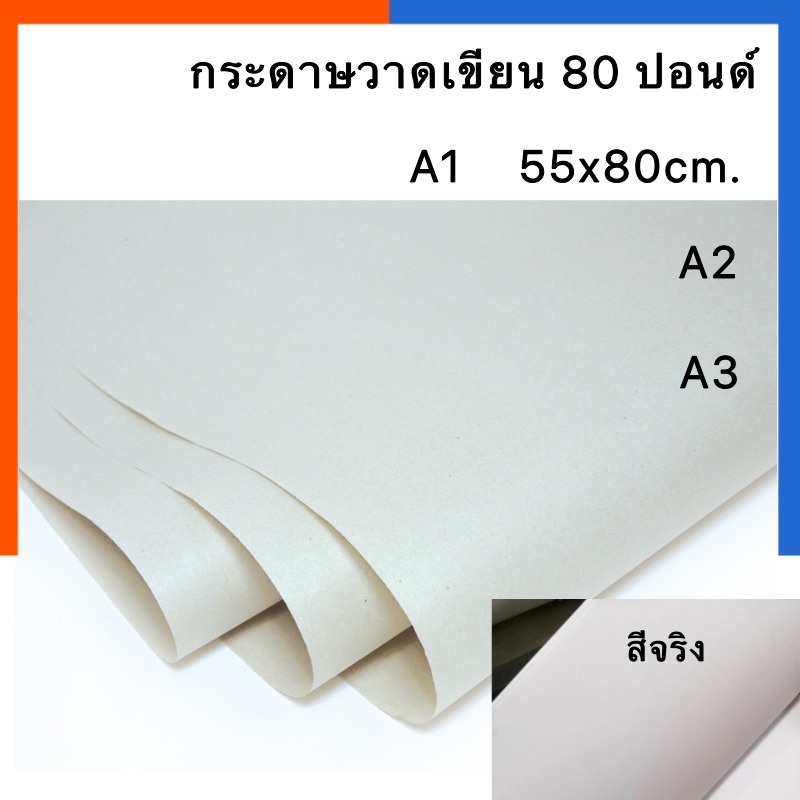 Drawing Paper 80 Pounds A1/A2/A3 Size Pack Of 5 Sheets And 10 Art US ...